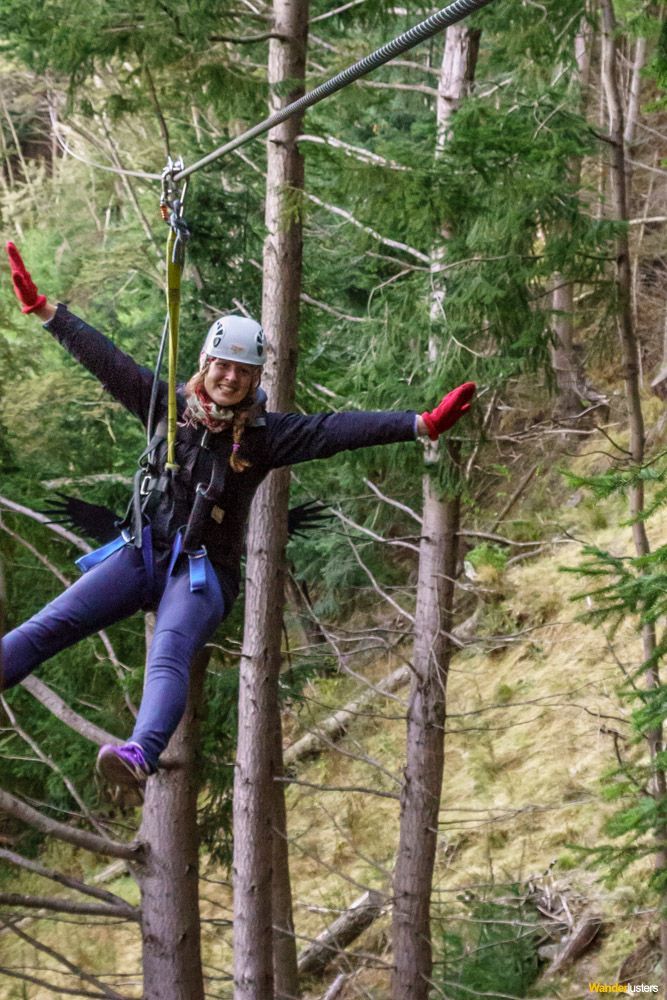 High Wire Views Zip Lining Over Queenstown